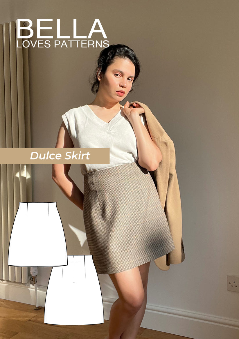 DULCE SKIRT – PDF SEWING PATTERN – Bella loves patterns