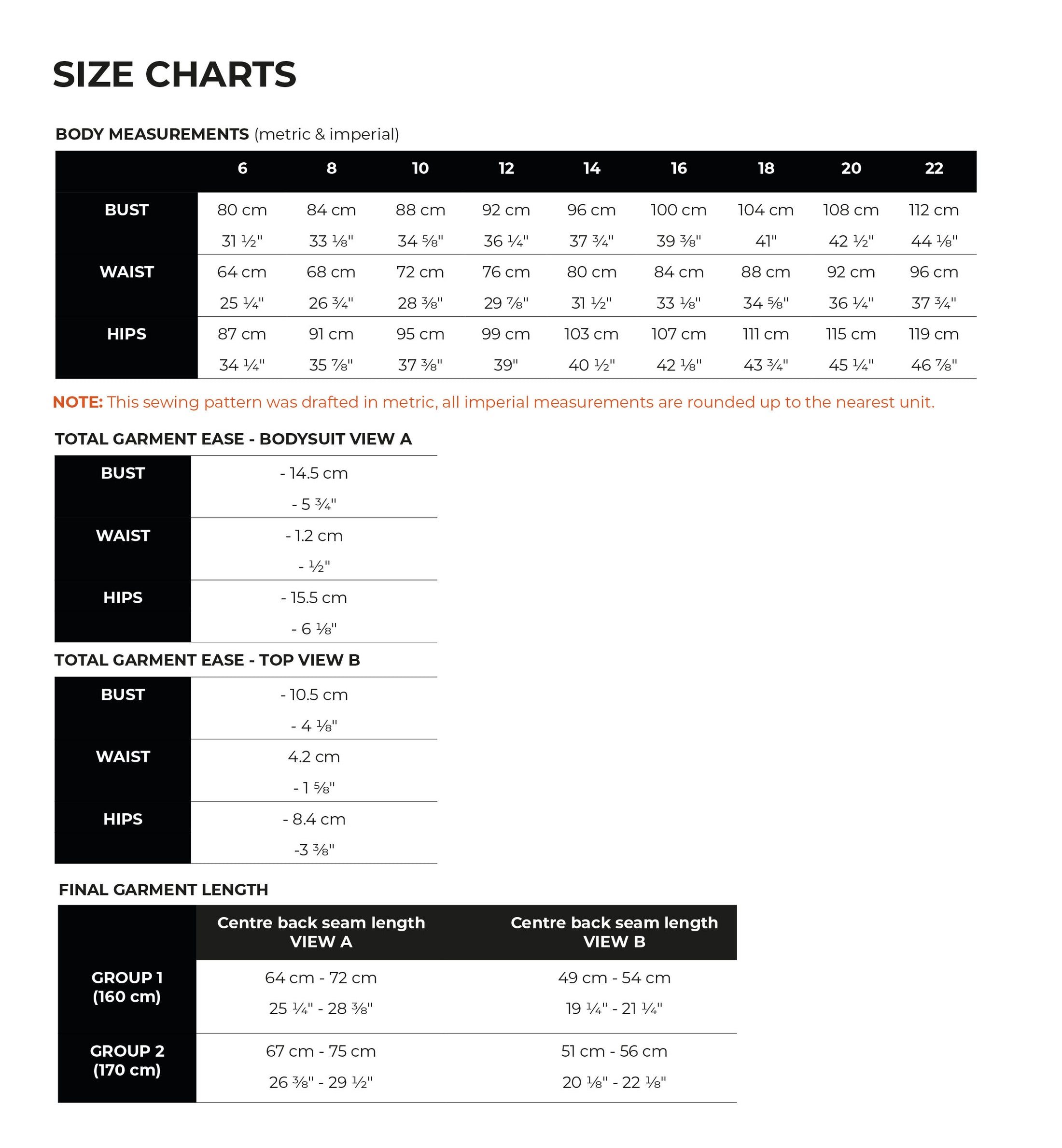 LISA BODYSUIT & TOP – PDF SEWING PATTERN – Bella loves patterns